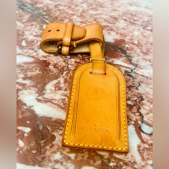 Louis Vuitton | Accessories | Louis Vuitton Luggage Tag With Poignet ...